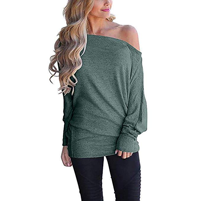 off shoulder pullover